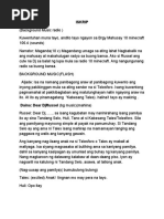 Walang Sugat Ni Severino Reyes Script | PDF