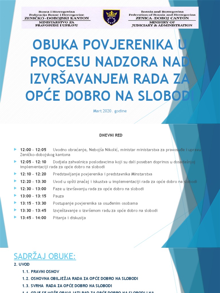 Obuka Povjerenika | PDF