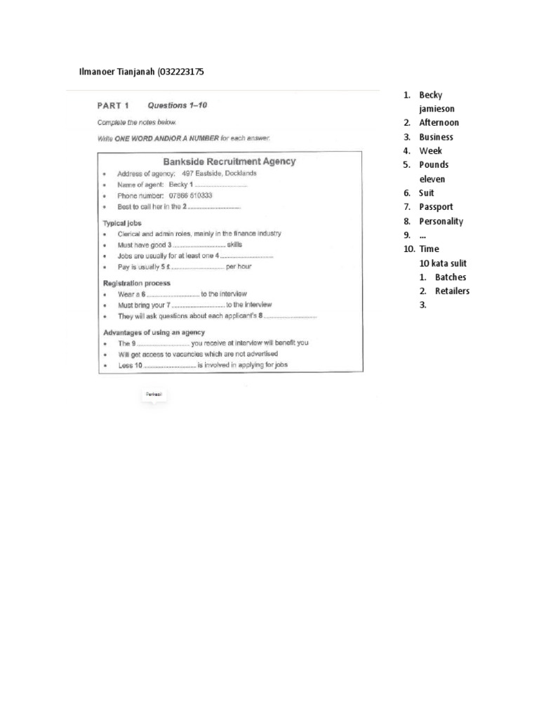 Worksheet EFC 2 | PDF