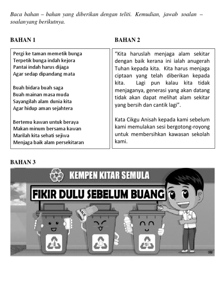 Latihan Pemahaman Petikan | PDF