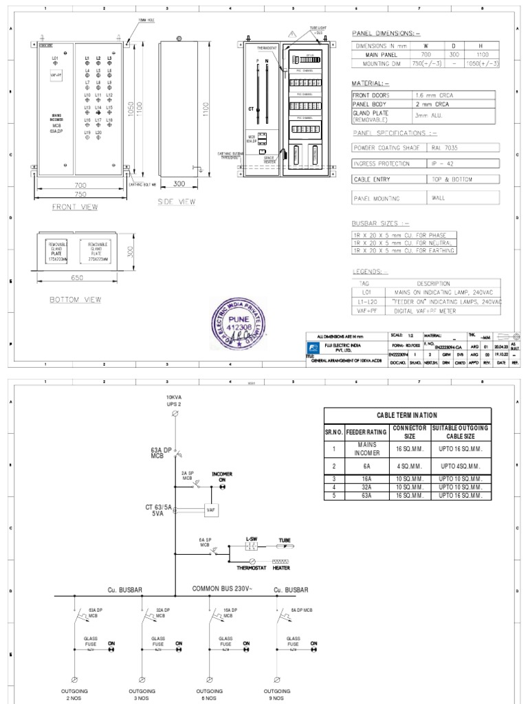 Rsad00685 Acdb, Op, Ups, 10kva, 1PH, 230V, Iocl | PDF | Electronics ...