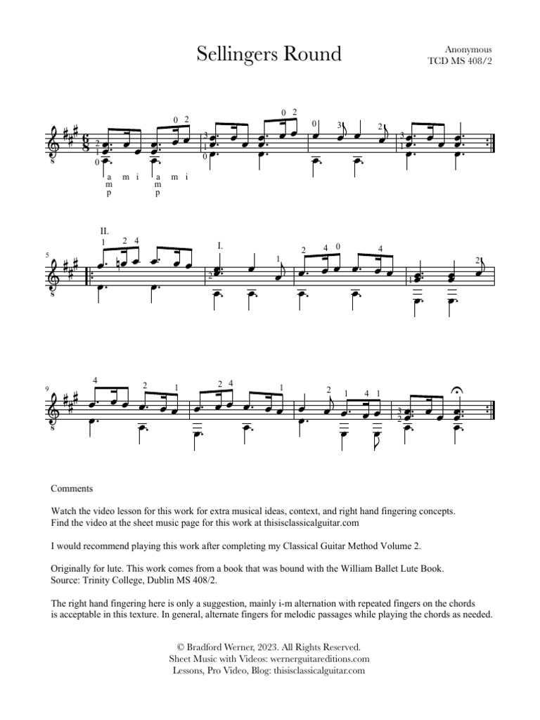 Sellingers Round Werner | PDF | Performing Arts