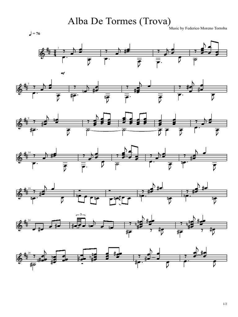 Castles of Spain Alba de Tormes Trova by Federico Moreno Torroba PDF | PDF