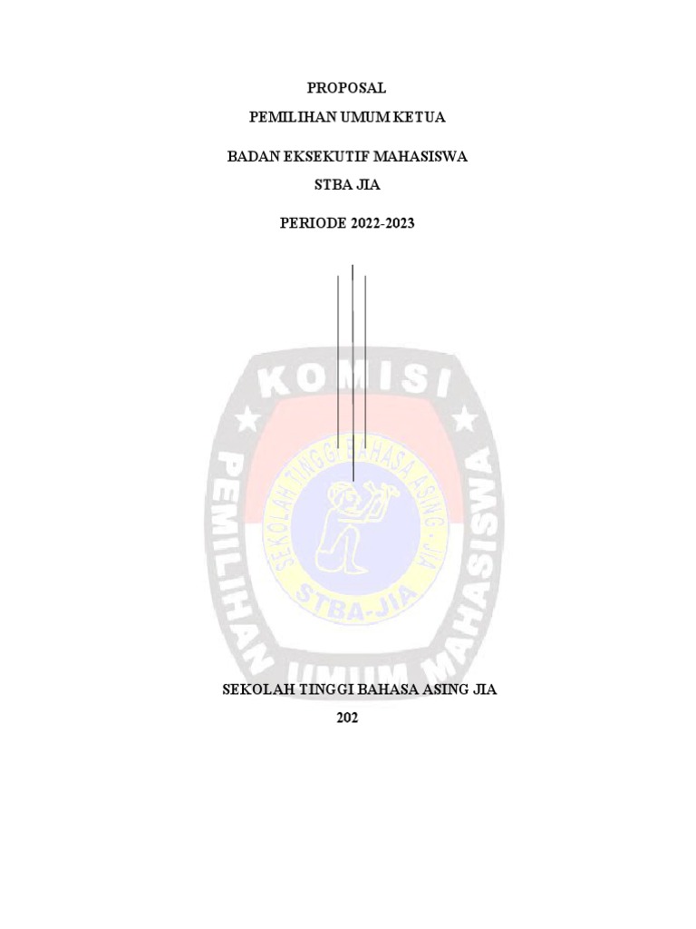PROPOSAL - KPU 2022 (Revisi) | PDF