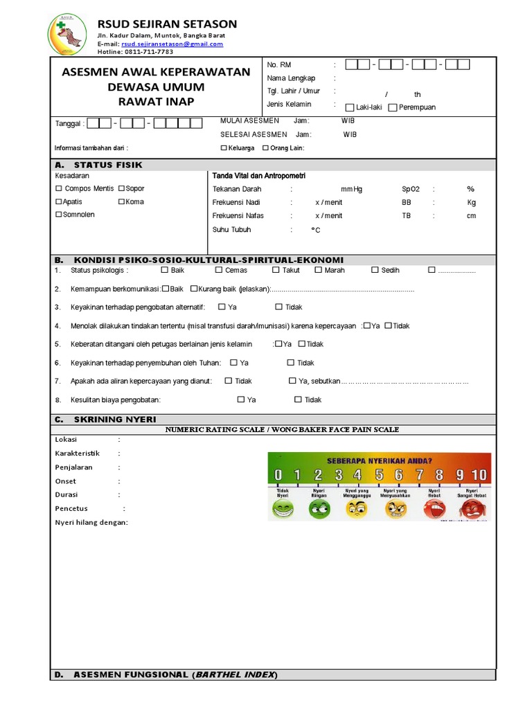 RANAP DEWASA UMUM | PDF