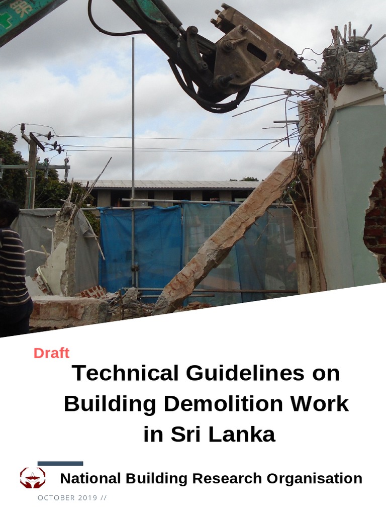 Draft Technical Guidelines On Building Demolition Work in Sri-Lanka ...