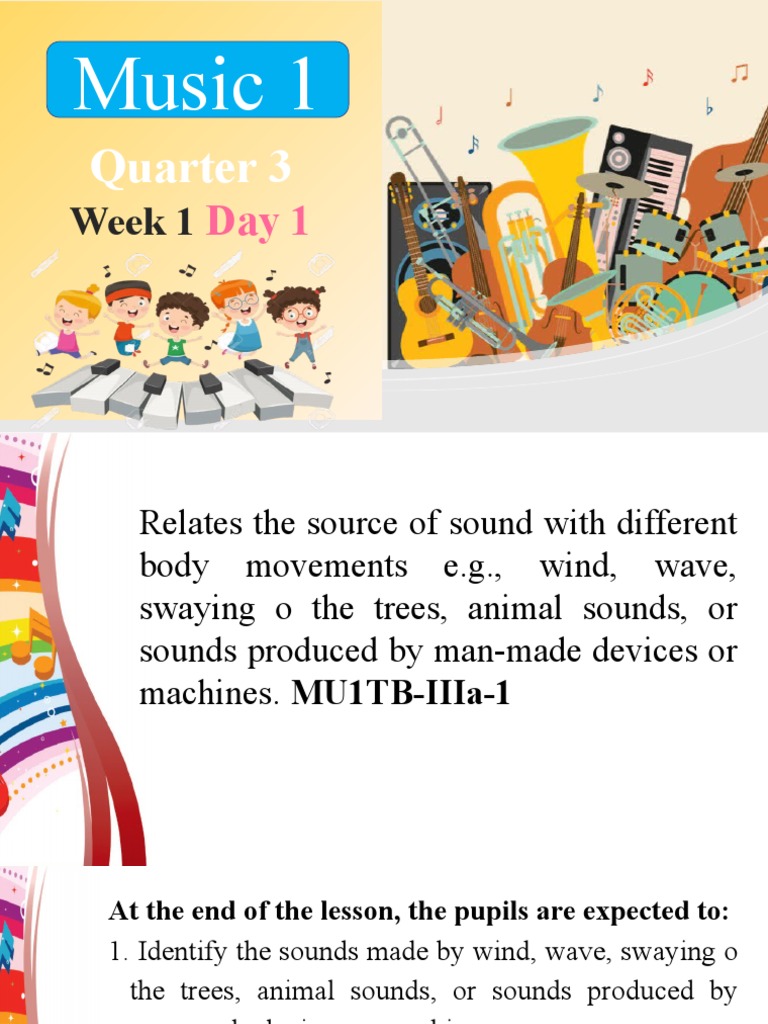 Music Day 1 Week 1 PPT 1 | PDF