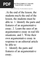 Lesson Plan in Writing A Research Paper Grade 10 | PDF | Methodology | Data