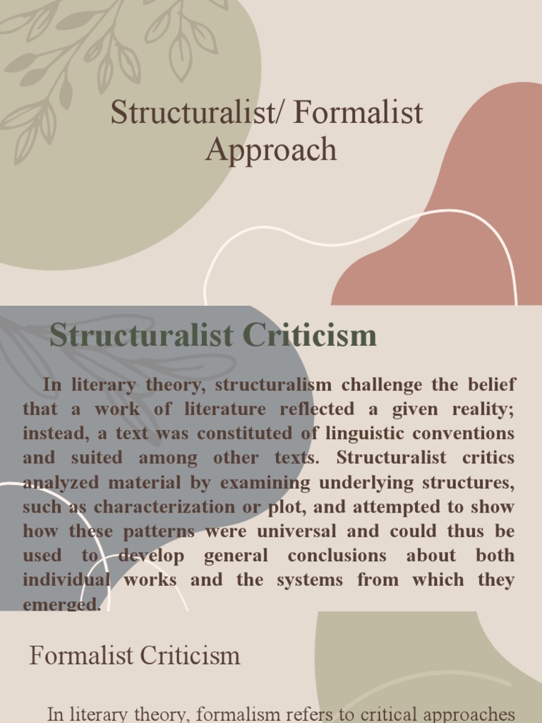 Structuralist | PDF | Plot (Narrative) | Cognition