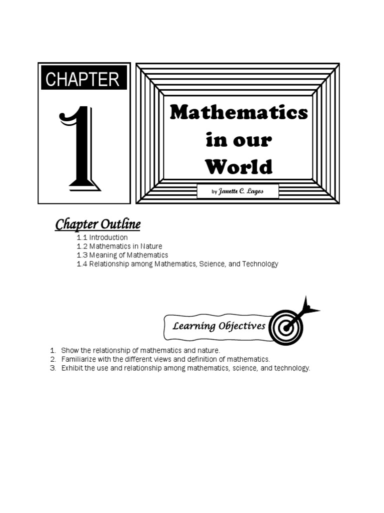 Chapter 1 - Mathematics in Our World PDF | PDF | Mathematics | Science