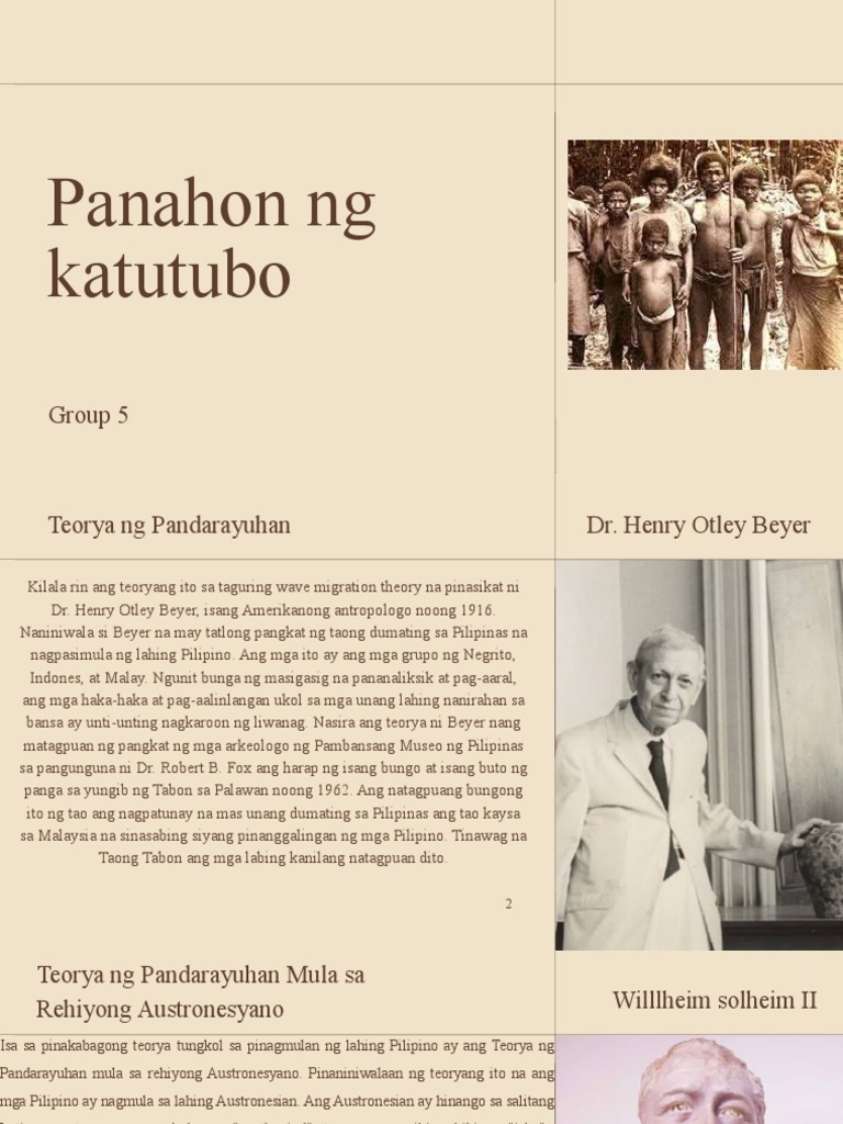 Panahon NG Katutubo: Group 5 | PDF