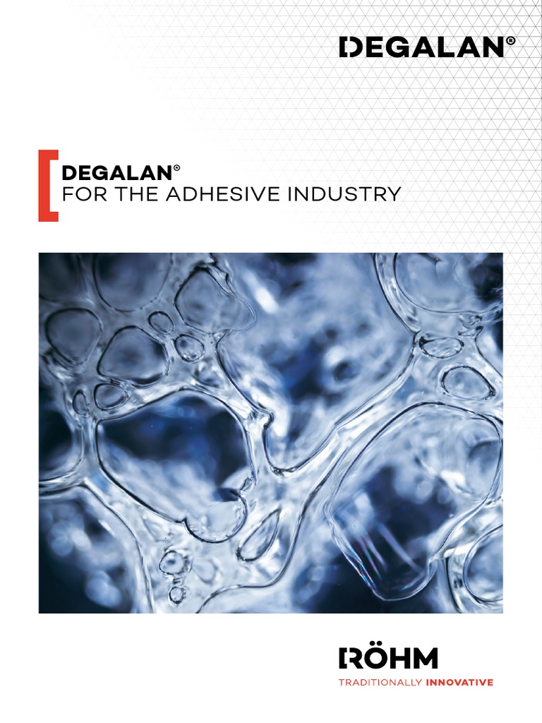 DEGALAN® For The Adhesive Industry (English) PDF | PDF | Adhesive ...
