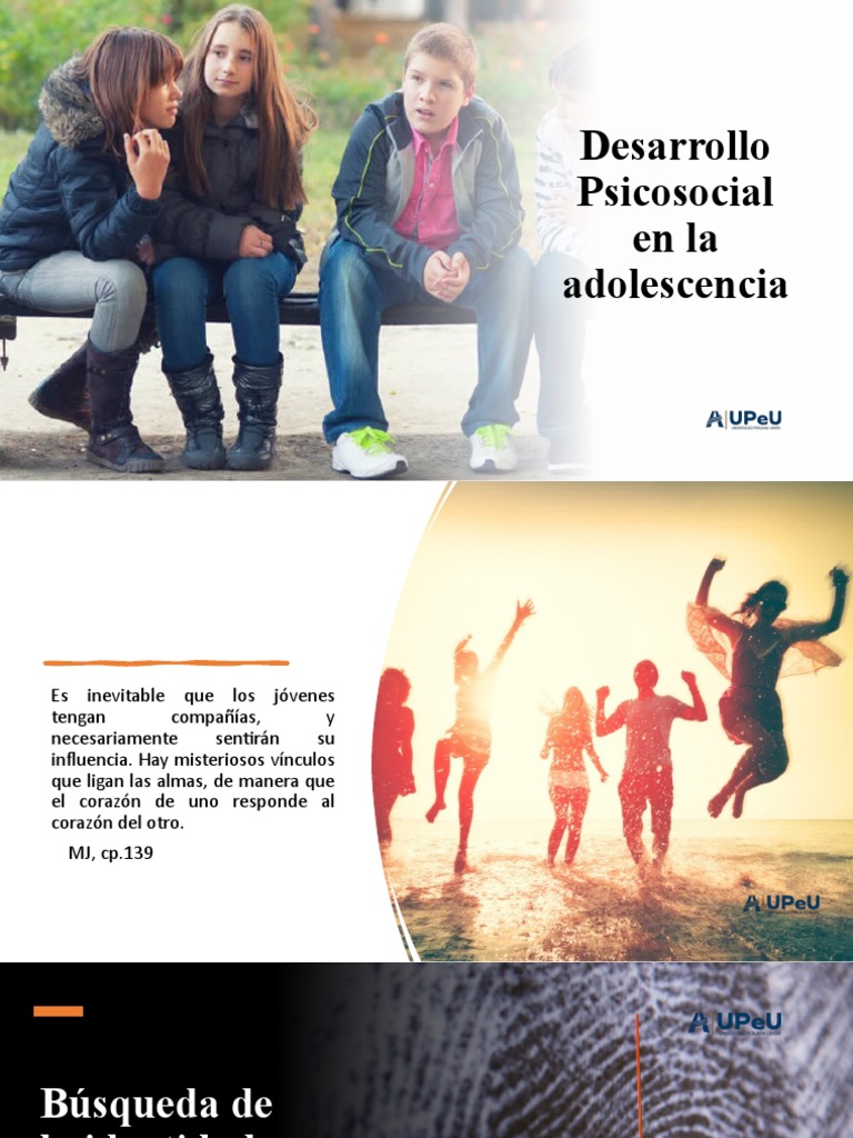 Desarrollo Psicosocial Adolescente | PDF | Autoestima | Adolescencia