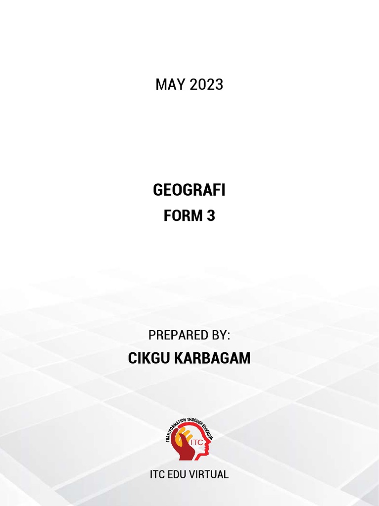 Geografi Form 3 | PDF