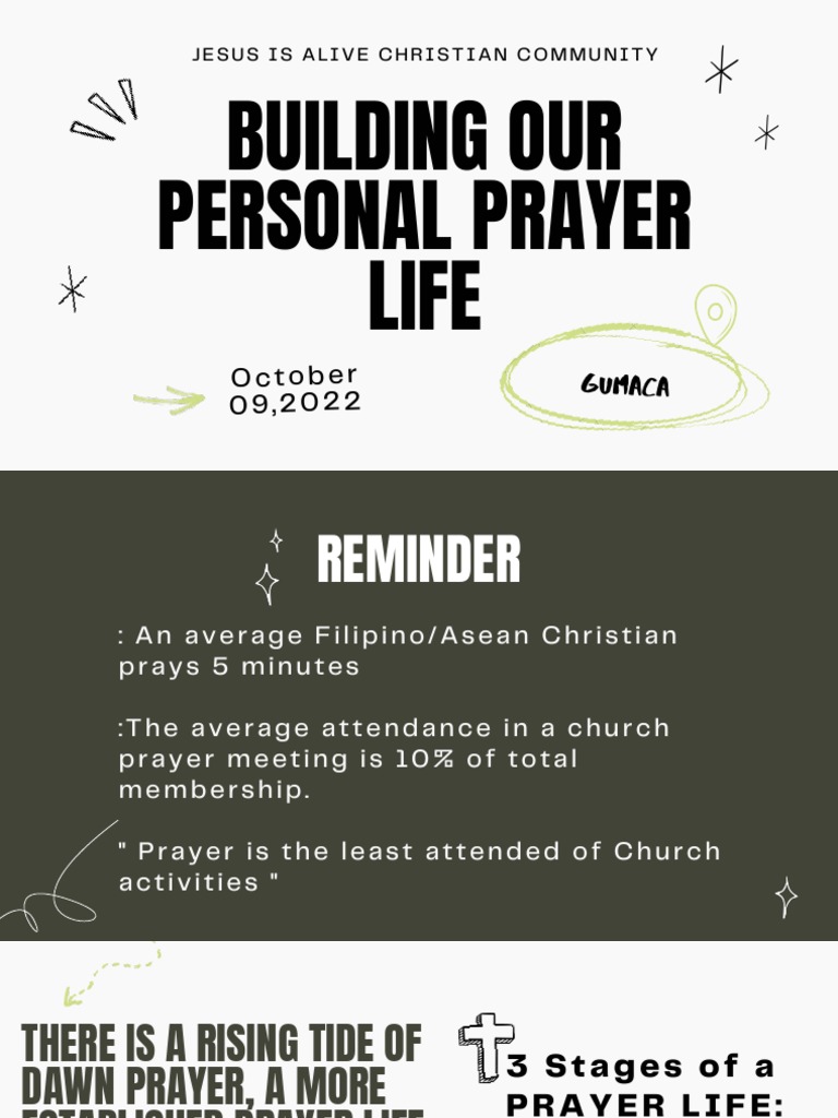 Building Our Personal Prayer Life | PDF | Lord's Prayer | Systematic ...