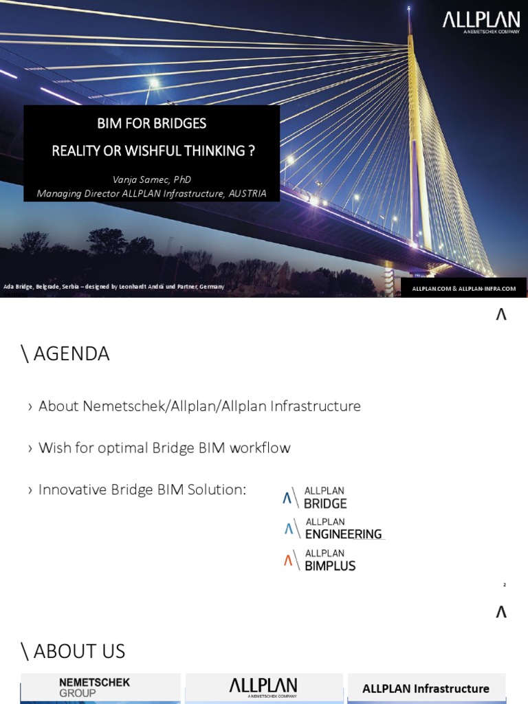 BIM For Bridges ALLPLAN PDF | PDF | Building Information Modeling | 3 D ...
