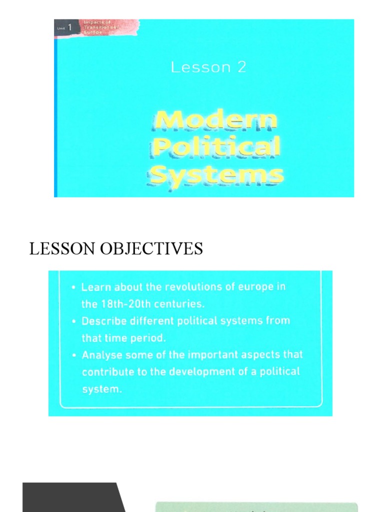 PPT-1 LESSON-2 Modern Political System | PDF PPT-1 LESSON-2 Modern Political System | PDF