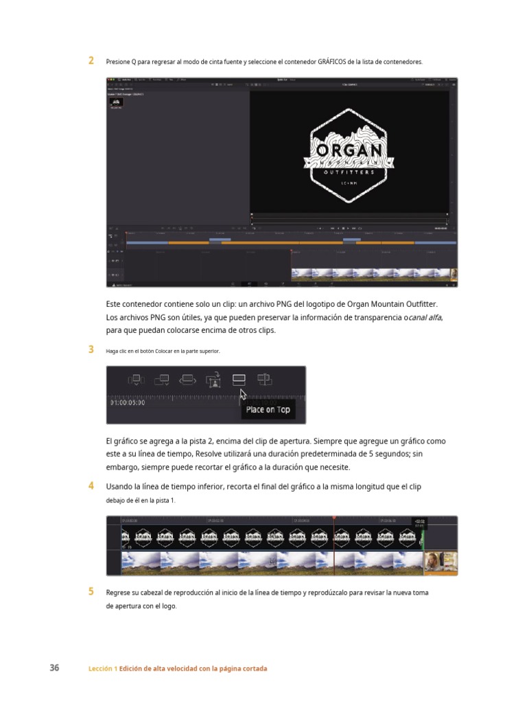 Edición Rápida en DaVinci Resolve | PDF