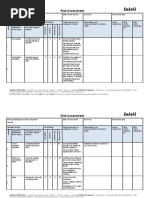 Storage Racking Risk Assessment | PDF | Risk | Safety