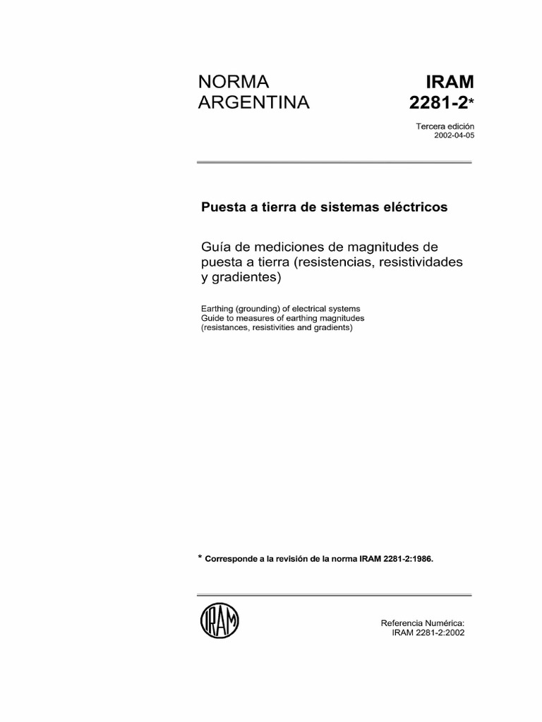 IRAM-2281-2 | PDF