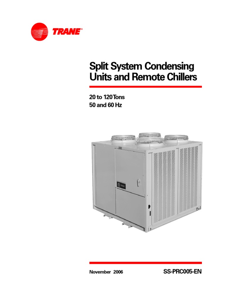 RAU Split System Condensing Units PDF | PDF | Heat Exchanger | Temperature