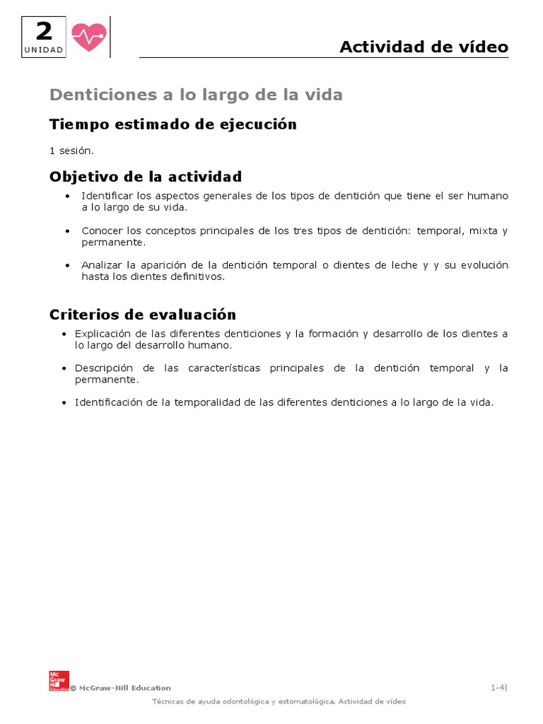 U02 Avi 001 | PDF | Diente | Anatomia dental