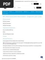HP Workstation Beep Codes Guide | PDF | Bios | Power Supply