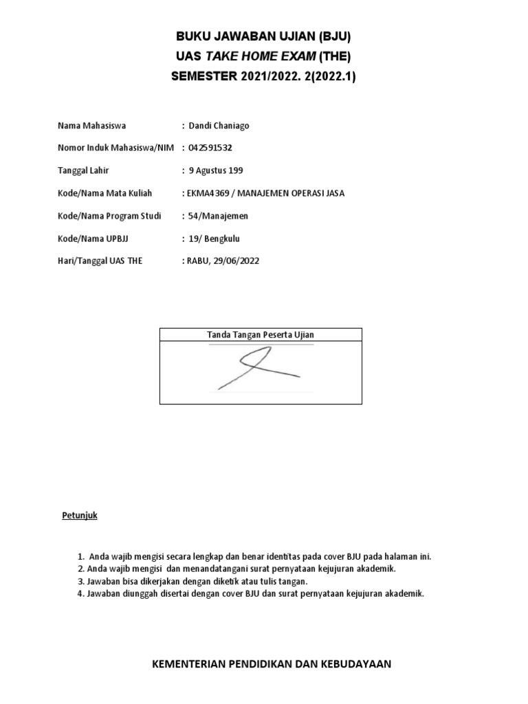 Manajemen Operasi Jasa | PDF