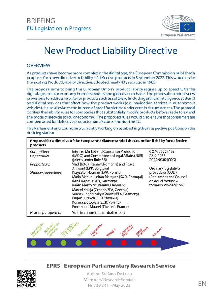 Product Liability | PDF | Product Liability | Artificial Intelligence