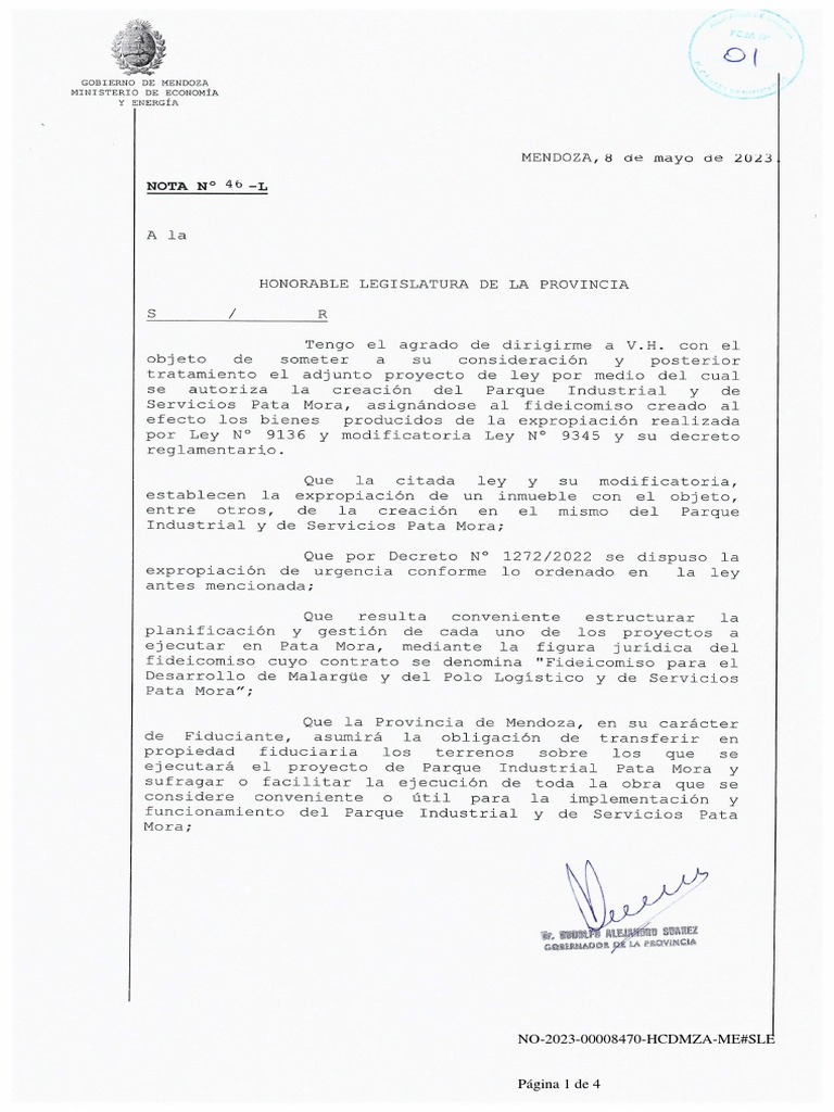 Pata Mora | PDF | Ley de fideicomiso | Dominio eminente