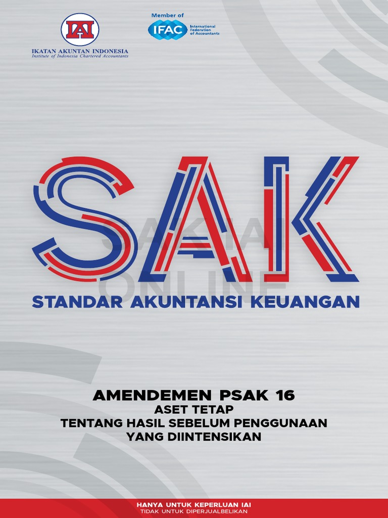 Amdn Psak 16 Aset Tetap | PDF