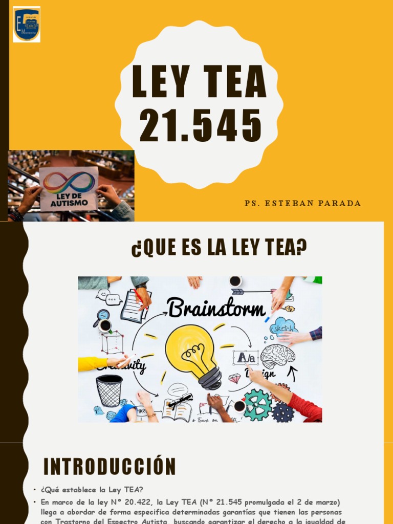 Ley TEA | Descargar gratis PDF | Invalidez | Espectro autista