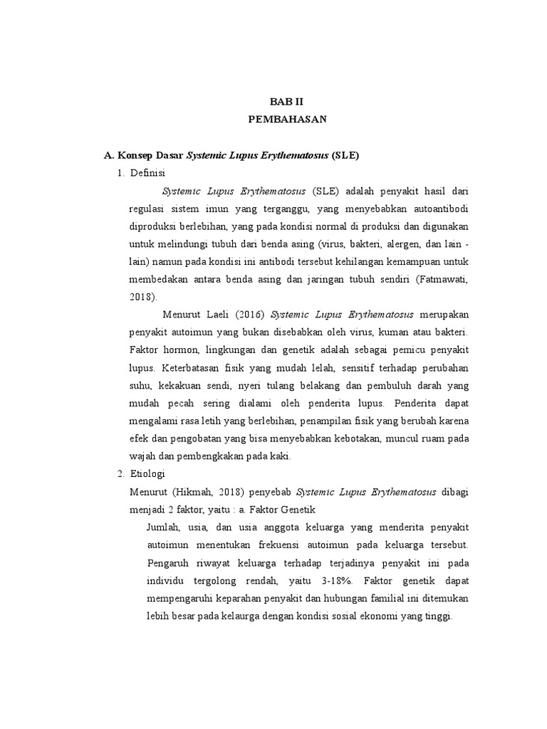 KMB Ii Askep Lupus | PDF | Pengembangan Diri | Kesehatan Holistik