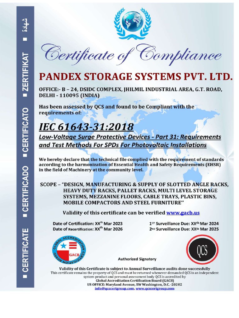 Sample-Iec 61643 (Us) | PDF