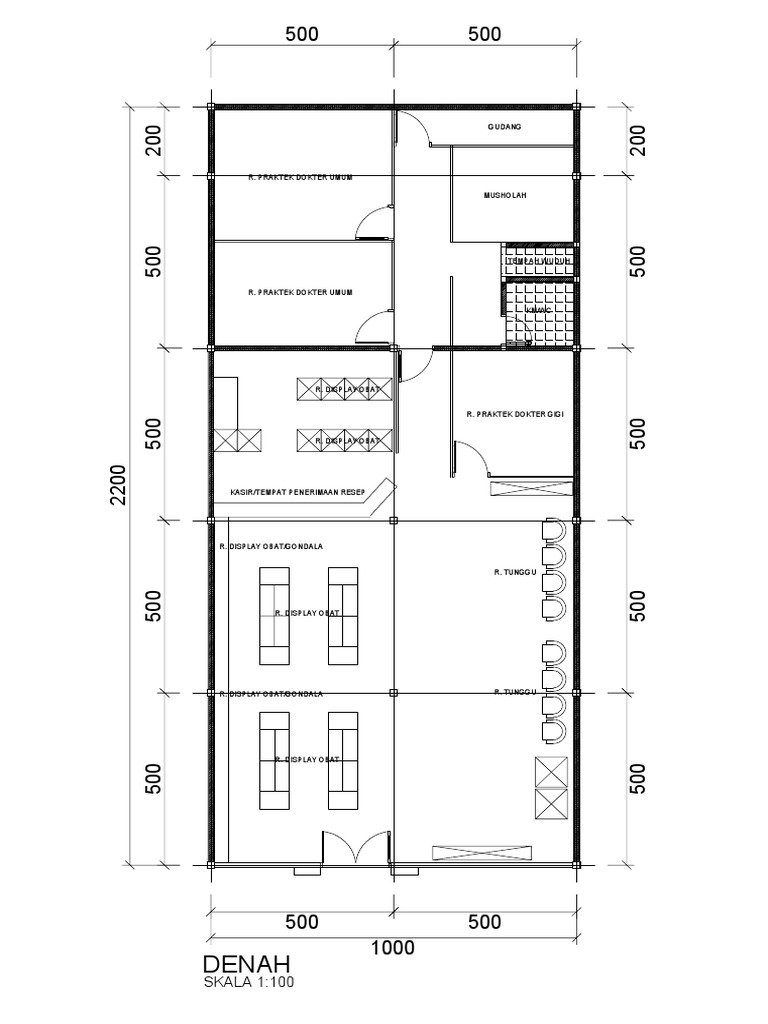 Denah Kimia Farma Kota | PDF