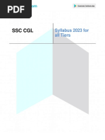 SSC CGL Topic Wise Weightage | PDF