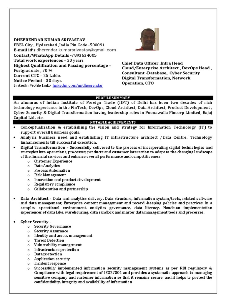 Profile Sample | PDF | Cloud Computing | Computer Network