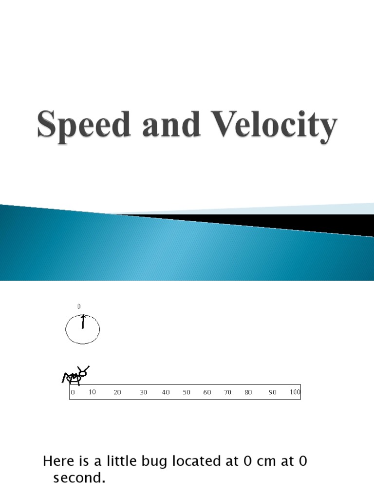 Speed and Velocity 2 PDF | Download Free PDF | Speed | Velocity