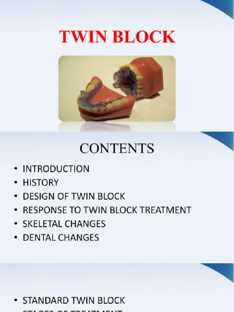 Twin Block. | PDF