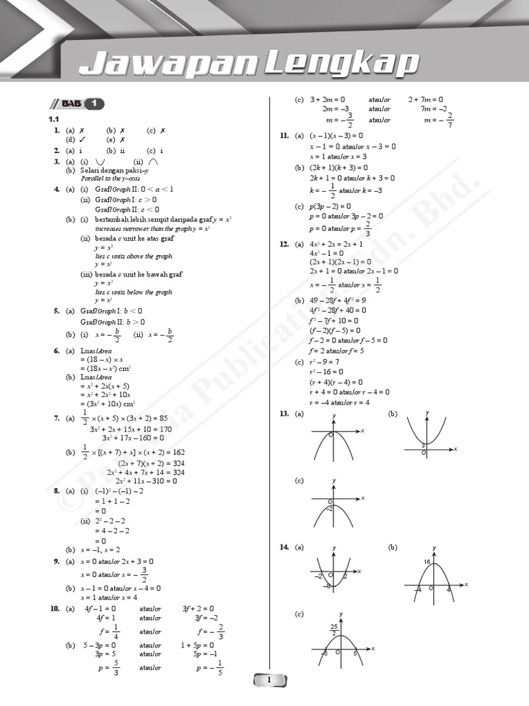 Jaw Lengkap QR Modul A+1 MM Tg4 PDF | PDF | Mathematics