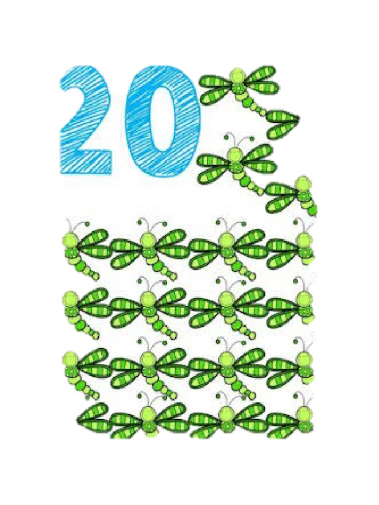 Los Numeros Del 1 Al 20 | PDF