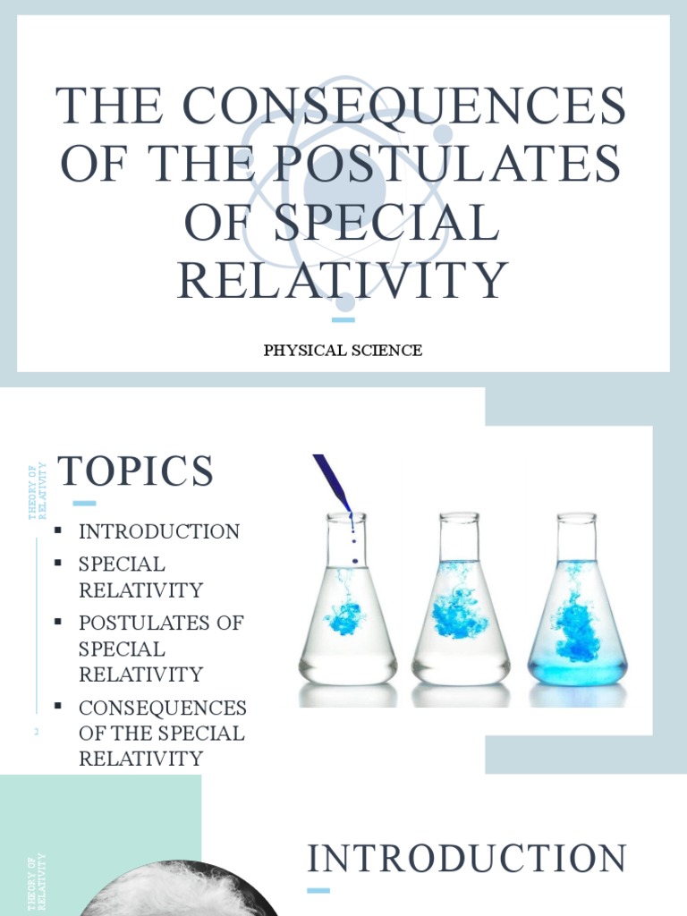 The Consequences of The Postulates of General Relativity | PDF