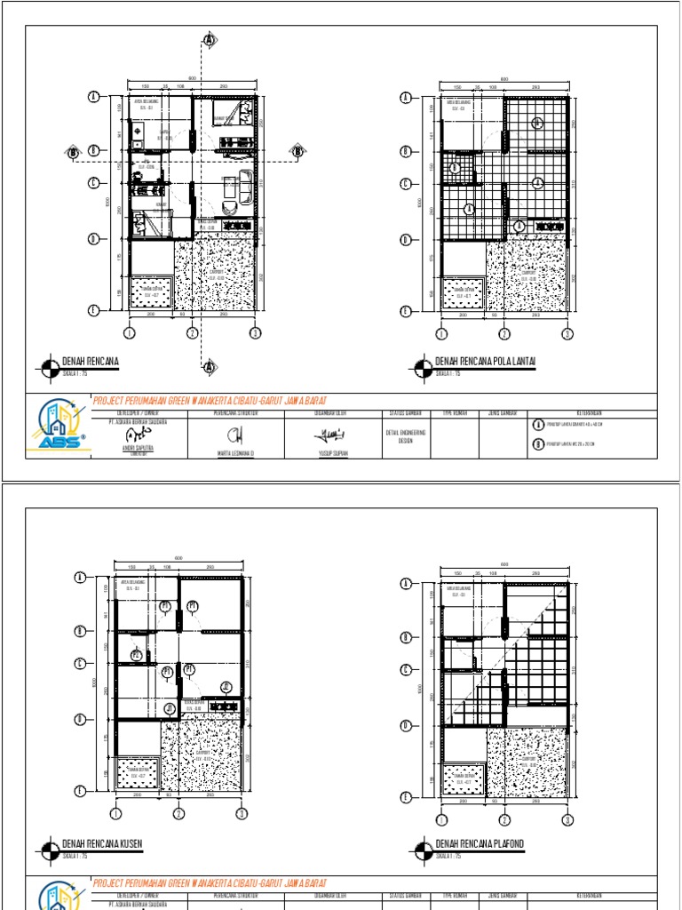 Denah Rumah Tipe 30 Griya Reksa | PDF