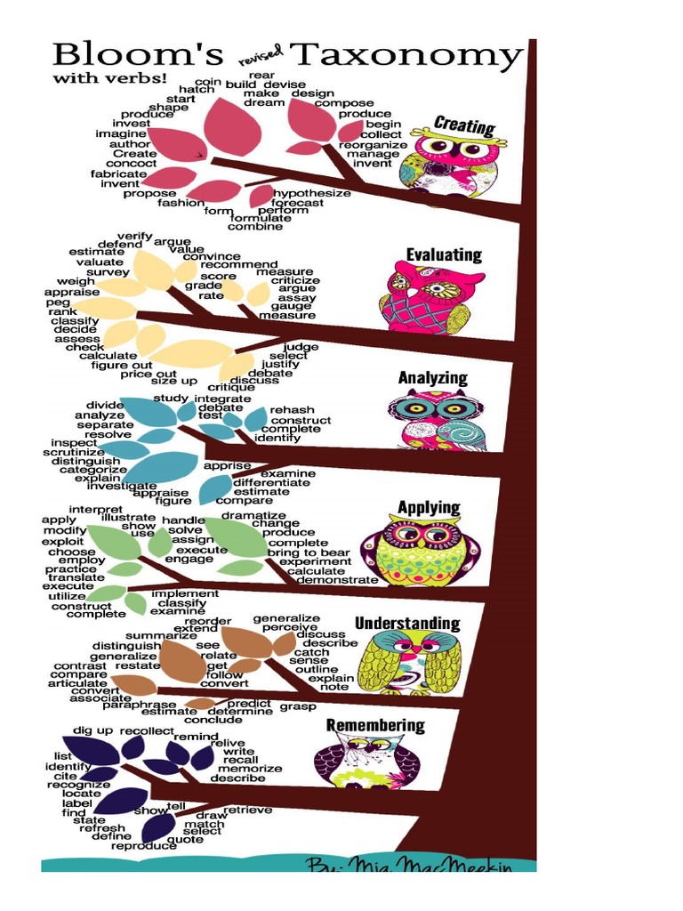Blooms Taxonomy | PDF