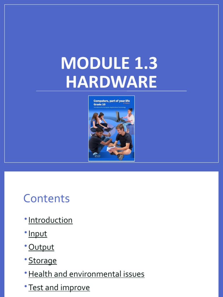 Grade 10 Computer Application Technology: Hardware | PDF | Computer ...