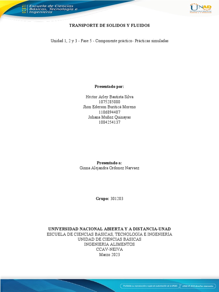 Unidad - 1 - 2 - y - 3 - Fase - 5 - Componente Práctico - Prácticas Simuladas | Descargar gratis ...
