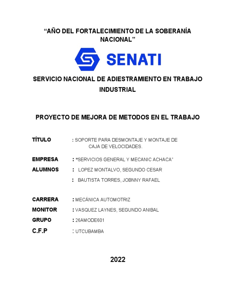 Senati D | PDF
