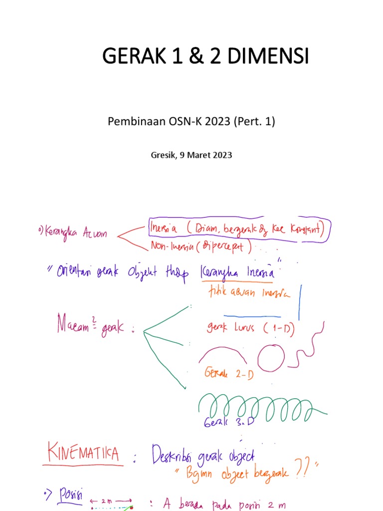 Pembinaan OSN-K 2023 Gresik (Pert 1) PDF | PDF