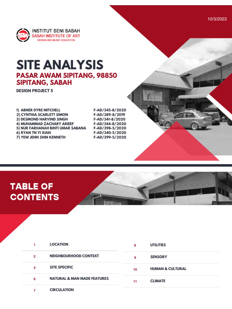 Site Analysis PDF