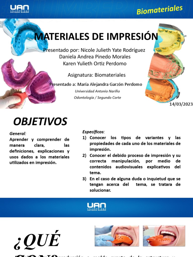Materiales de Impresión | PDF | Gel | Silicona